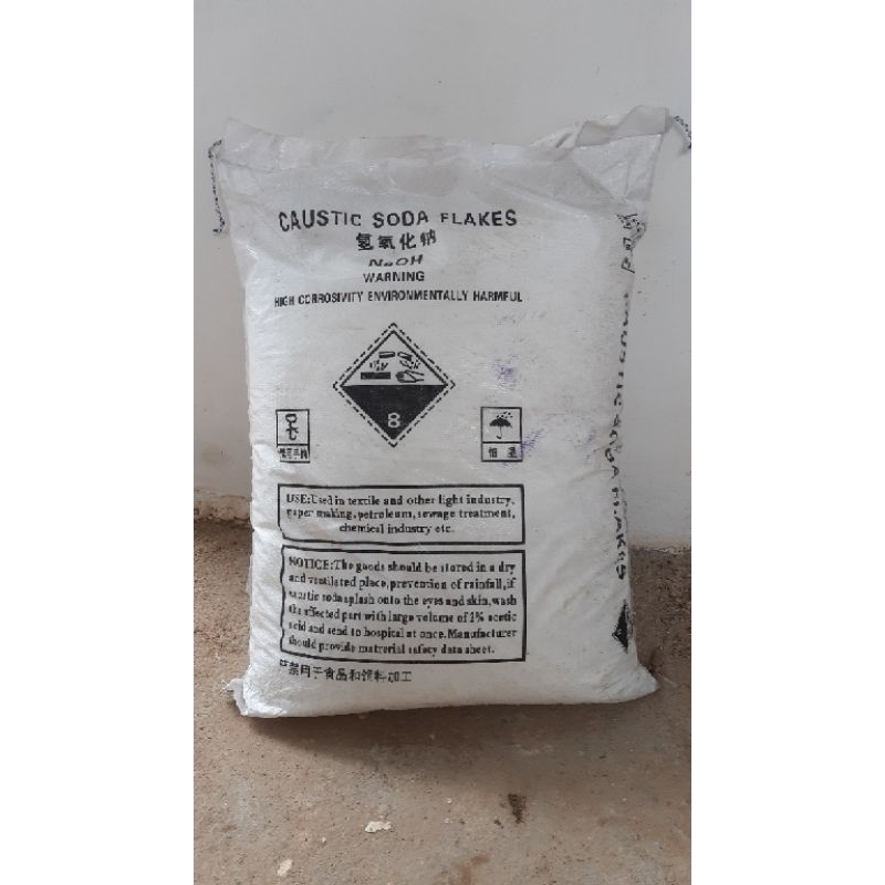 Jual Naoh/Caustic Soda/Soda Api flake/1kg | Shopee Indonesia