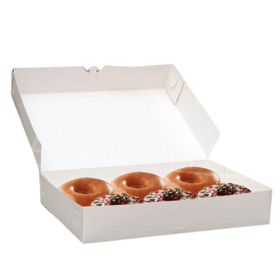 Jual [1pcs] Box Donat Isi 6 Kotak Dus Putih Polos | Shopee Indonesia
