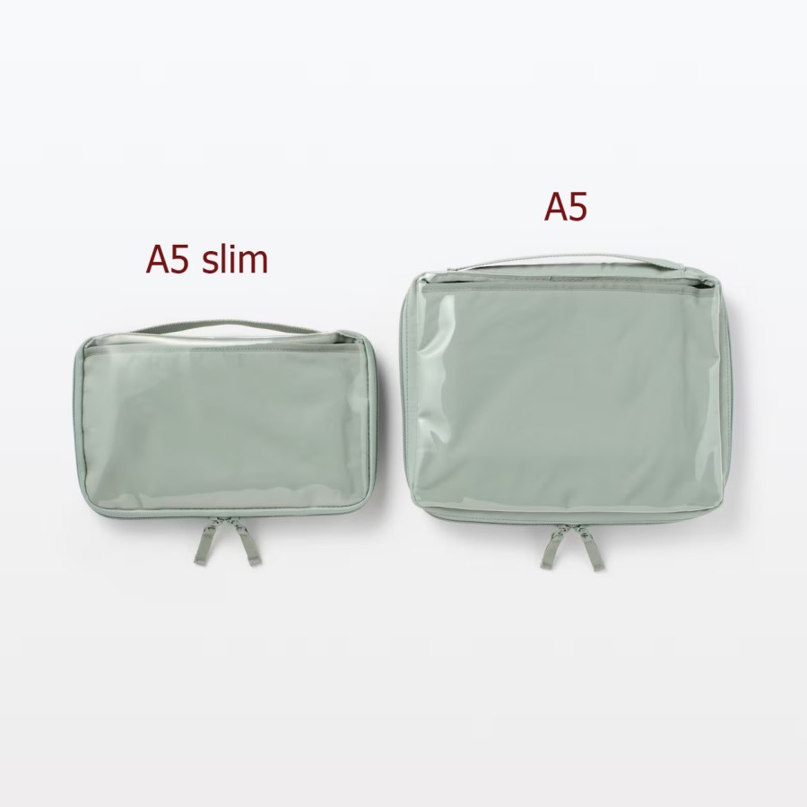 Jual MUJI Organiser Carry Case for collection cards badges / scrapbook ...