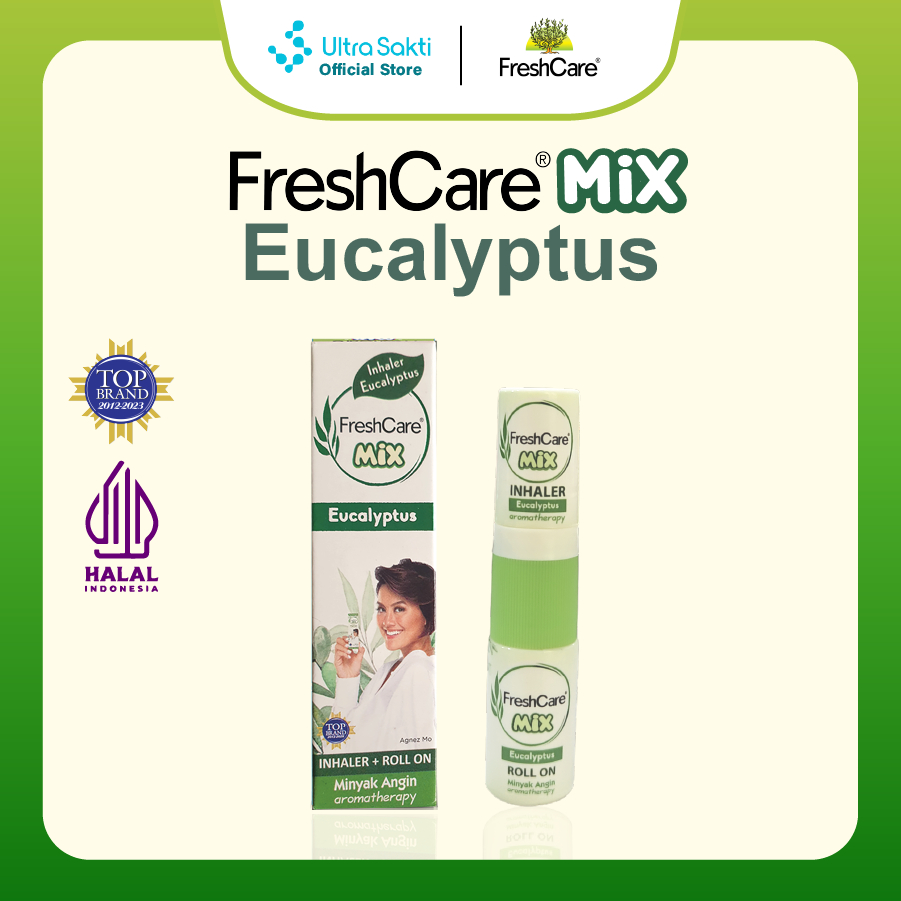 Jual FreshCare Mix 2in1 Eucalyptus 5ml - Perpaduan Roll On & Inhaler ...