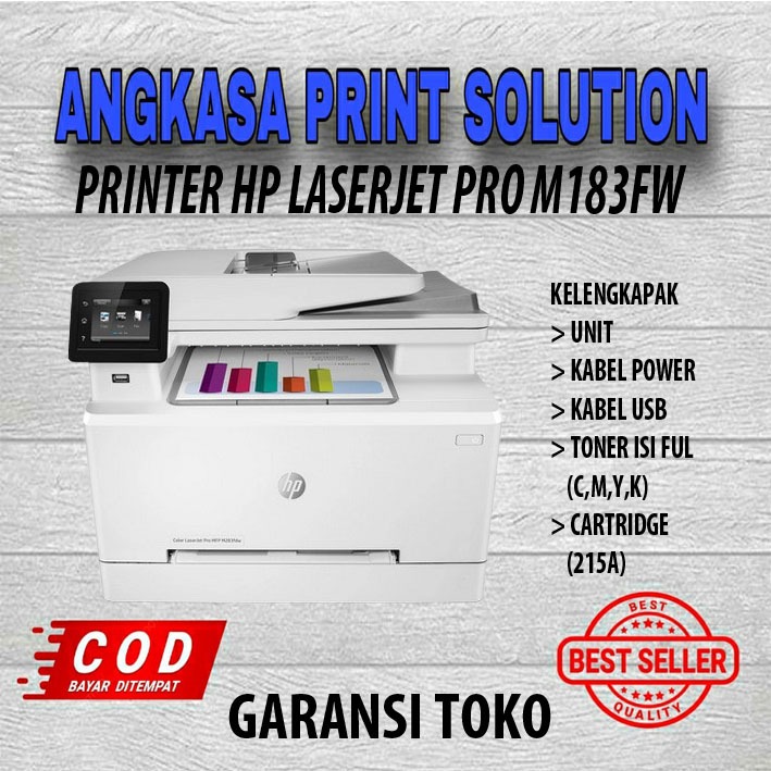 Jual PRINTER HP LASERJET PRO MFP M183fw M 183 FW | Shopee Indonesia