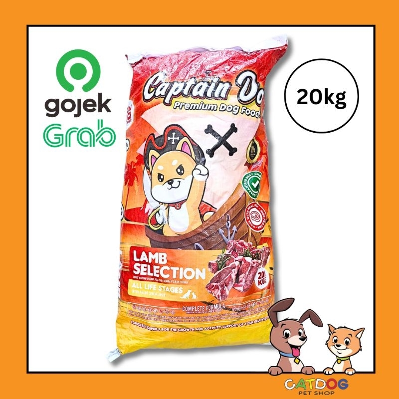 Jual Captain Dog All Life Stages Lamb 20kg (KHUSUS GOJEK/GRAB) | Shopee ...