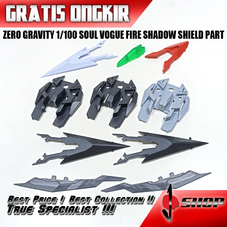 Jual ZERO GRAVITY 1/100 SOUL VOGUE FIRE SHADOW SHIELD PART PLAMO9 ...