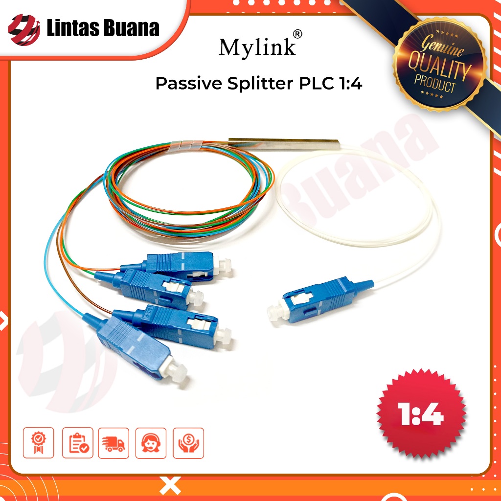 Jual Passive Splitter PLC Rasio 1:4 | PLC Splitter 1:4 SC UPC | Shopee ...
