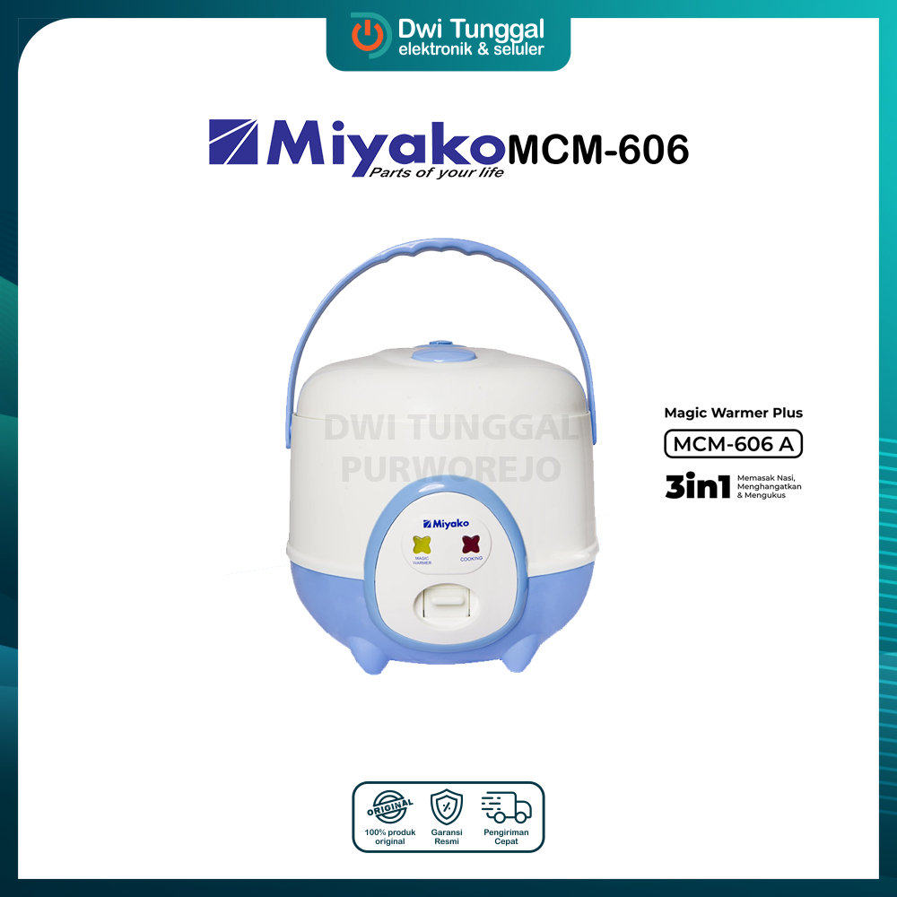 Jual Miyako MCM-606 - Rice Cooker 0,6 L | Shopee Indonesia