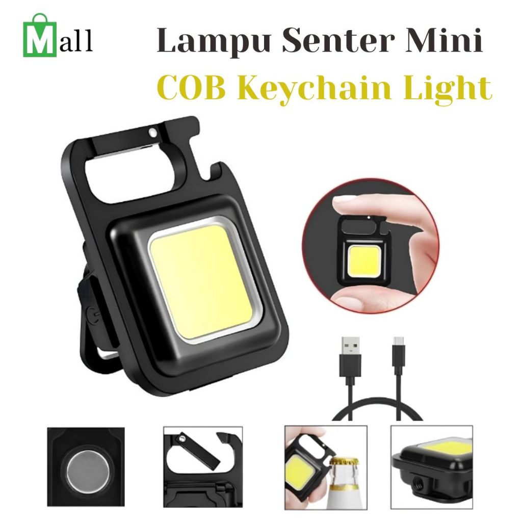 Jual SPM8 - Lampu Senter Mini Gantungan Dan Pembuka Tutup Botol COB ...