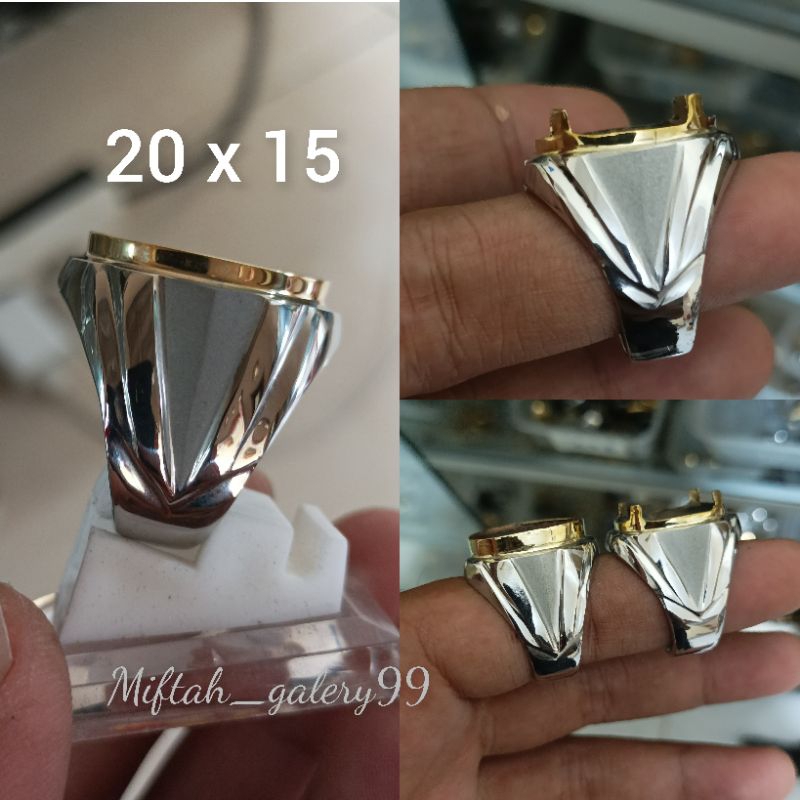 Jual Emban cincin monel handmade super 20x15 | Shopee Indonesia