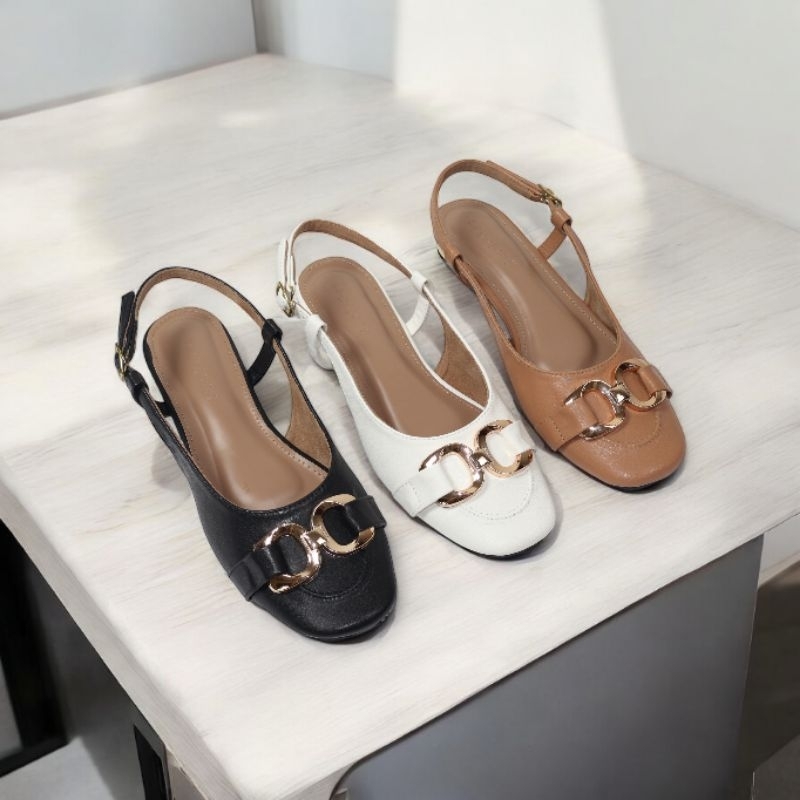 Jual Segajang Collection Vira Sepatu Selop Wanita 3 Cm | Shopee Indonesia