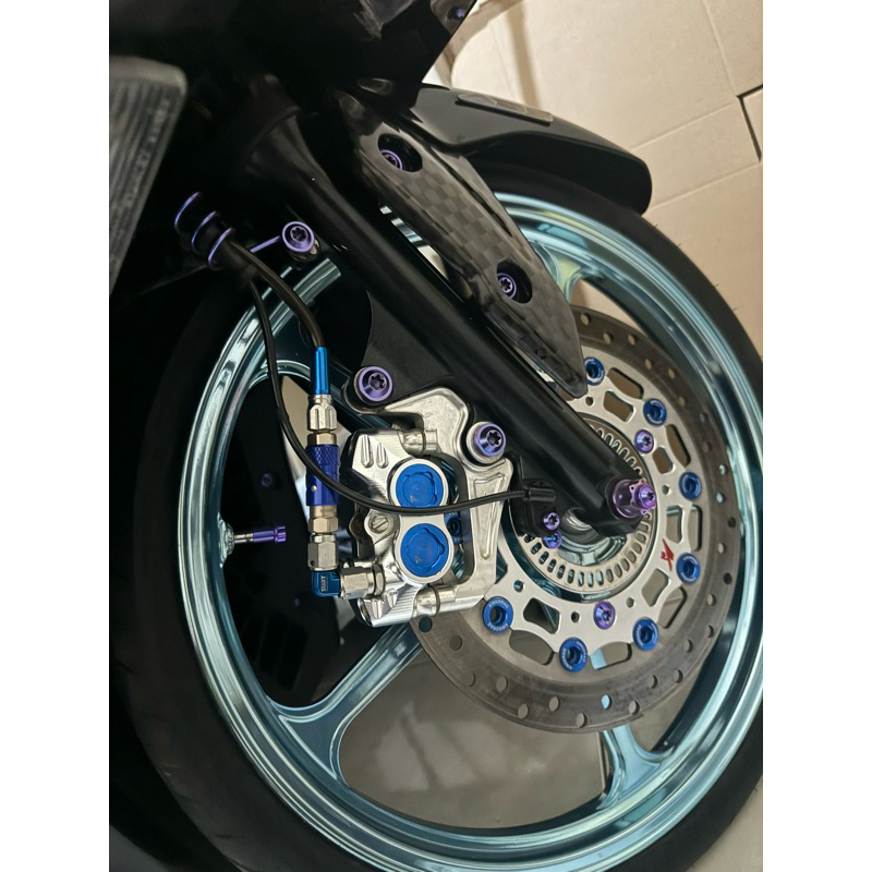 Jual KALIPER FORMULA 81 & BREKET 260mm (AEROX) | Shopee Indonesia