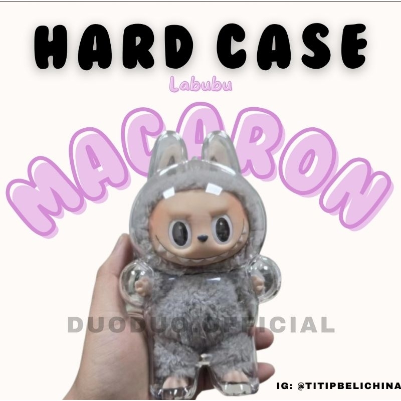 Jual HARD CASE LABUBU MACARON (V1) AKRILIK CASE UNTUK LABUBU MACARON V1 ...