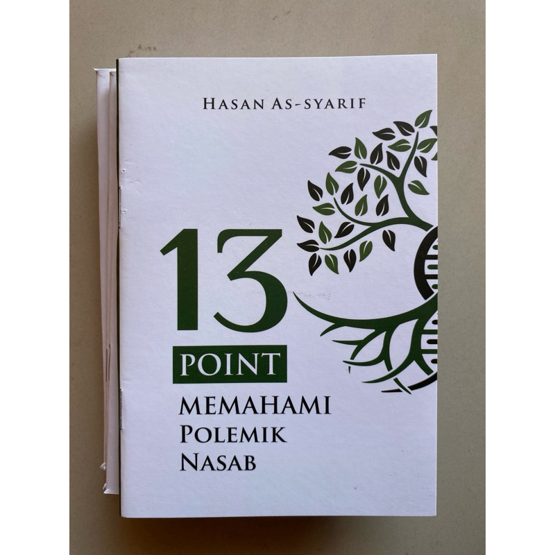 Jual Buku Saku Debat Nasab, 13 Point Memahami Polemik Nasab Habib Ba’alwi Karya Gus Hasan As ...