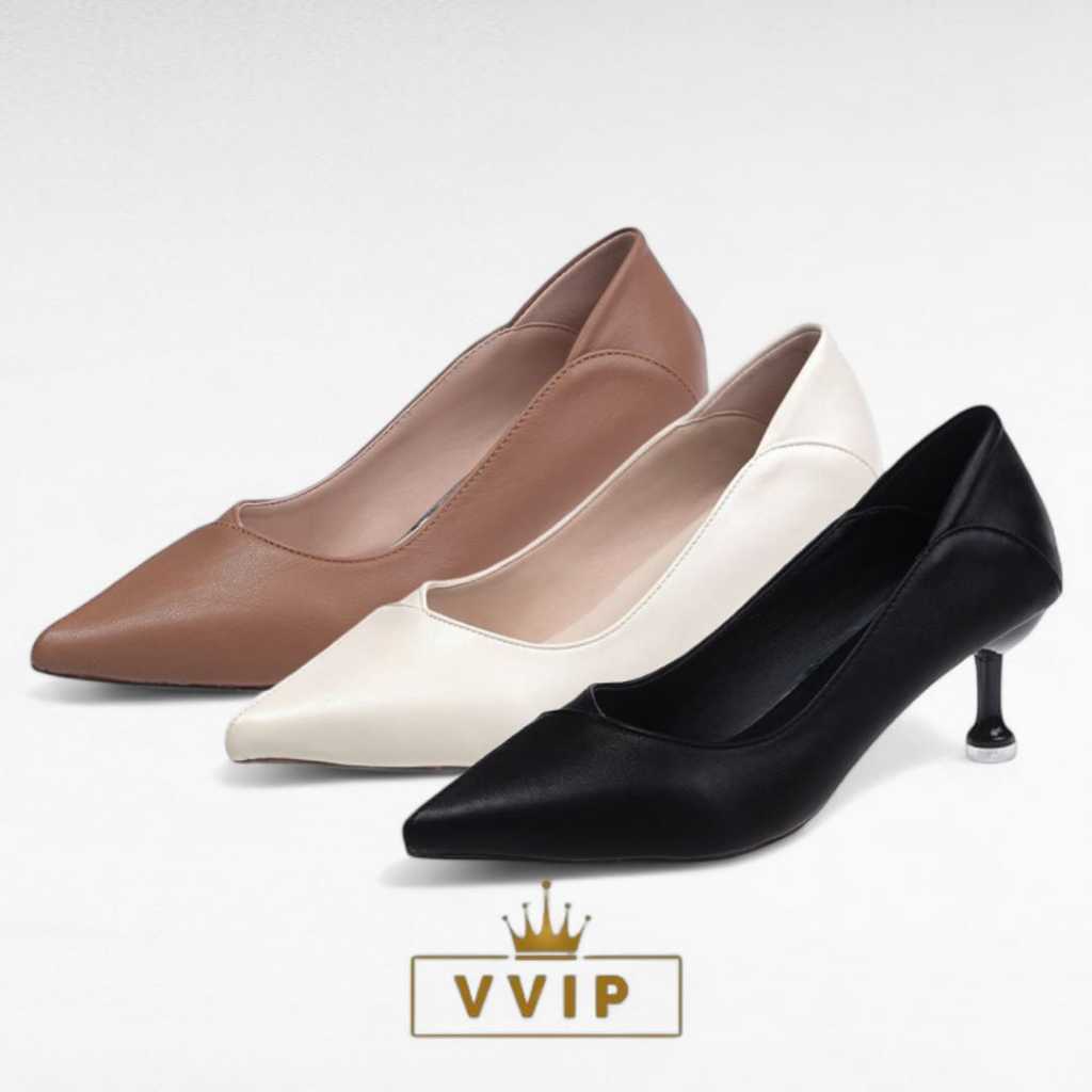 Jual VVIP High Heels Kerja Wanita Basic Fashion Sepatu Hak Tinggi Cewek ...
