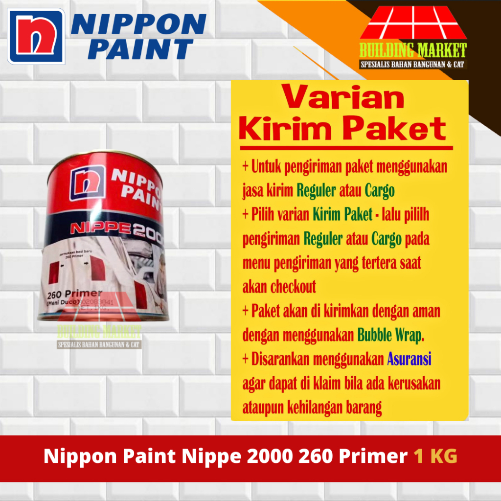Jual CAT PRIMER BESI MENI CAT DASAR BESI NIPPE 2000 NIPPE 260 PRIMER 1 ...