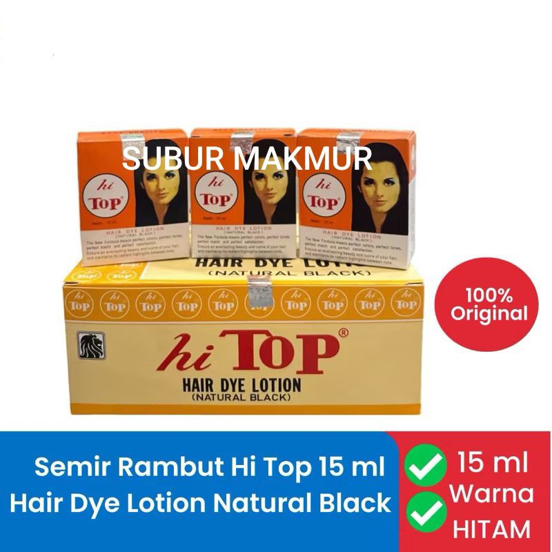 Jual Semir Rambut HITOP 15ml / 25ml / 35ml - Semir HI TOP 15ml - Semir ...