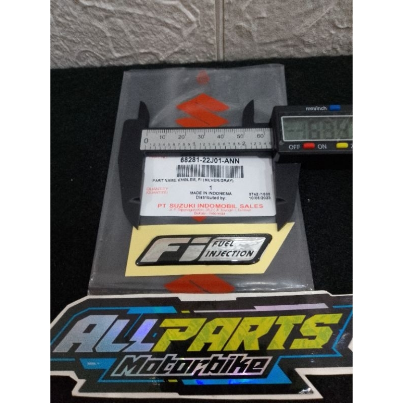 Jual EMBLEM STIKER TIMBUL FI INJEKSI GSX/SATRIA FUFI INJEKSI/ ADDRESS ...