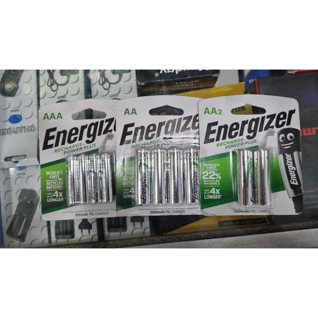 Jual Baterai CAS Energizer AA/AAA 1,2Vlt AA 2000mAh AAA 800MAH Rechargeable | Shopee Indonesia