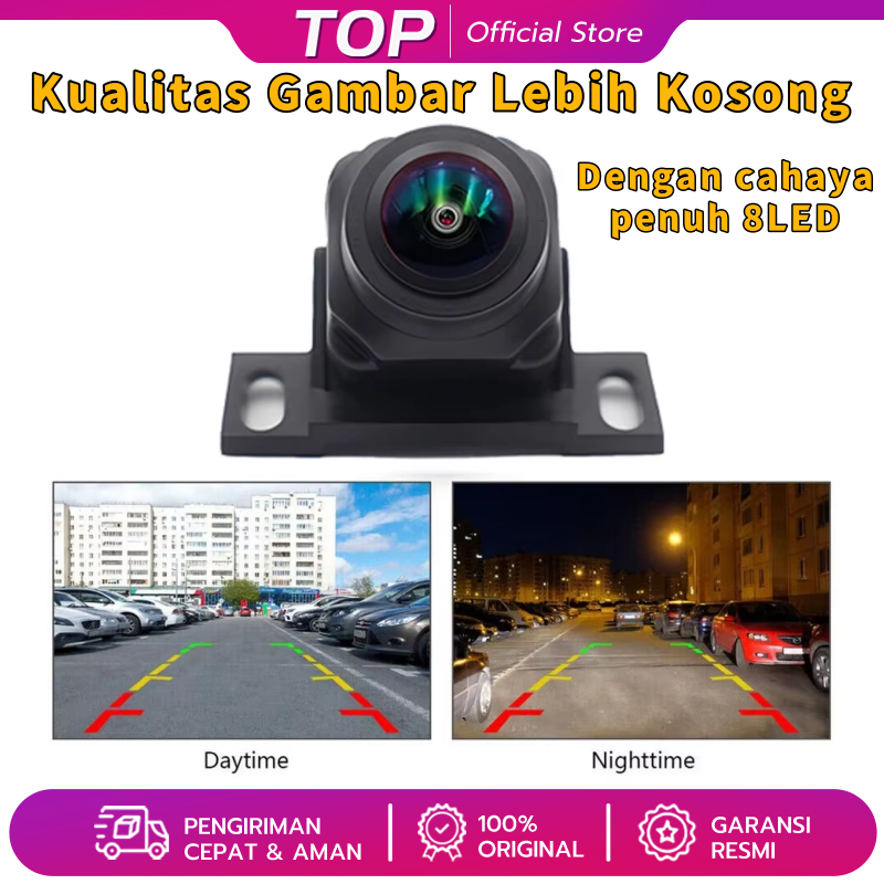 Jual Kamera parkir reversing kamera universal high-definition 170 derajat mobil tahan air kamera ...