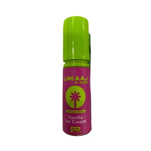 Jual LOKAAL Vanilla Ice Cream Salt Nic E-Liquid 15ML 30MG | Shopee ...