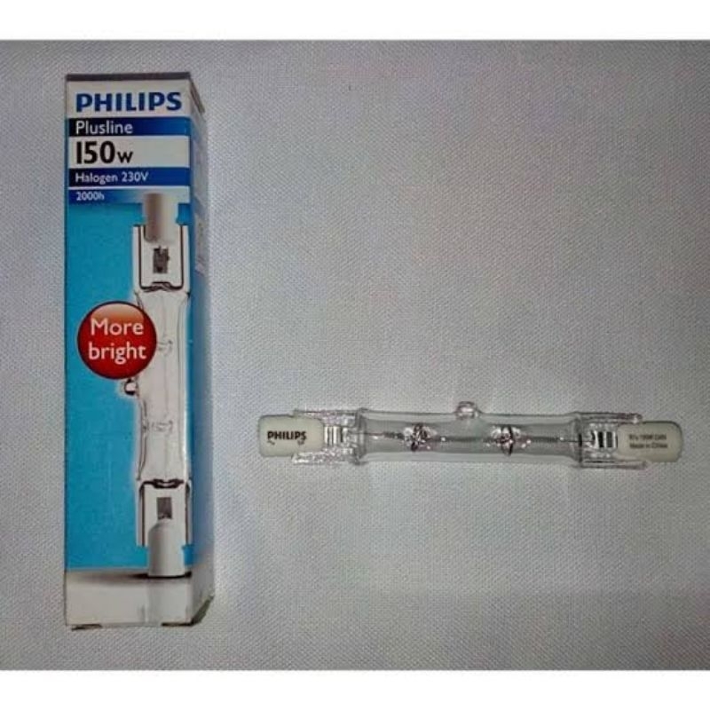Jual LAMPU HALOGEN STICK 150 WATT PHILIPS | Shopee Indonesia