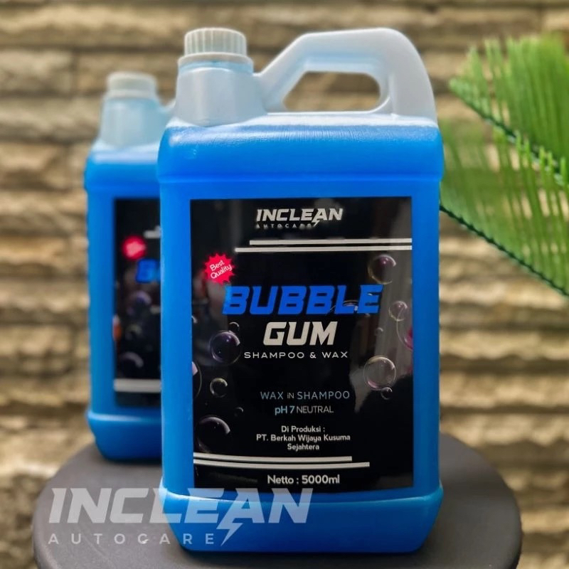 Jual Terlaris No. 1 | SHAMPOO & WAX BUBBLE GUM 5000ML by INCLEAN Auto ...
