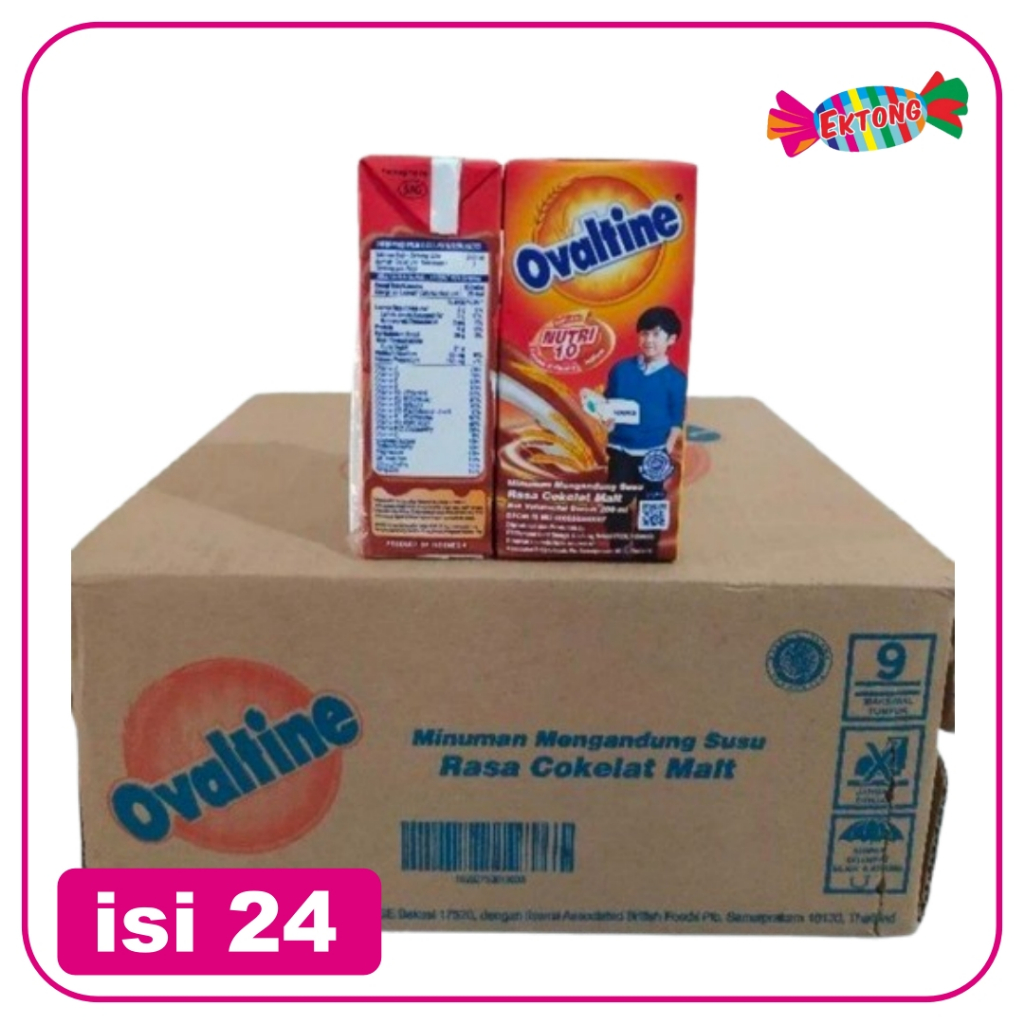 Jual OVALTINE UHT KARTON 125ml isi 40 / 200ml isi 24 pcs | Shopee Indonesia