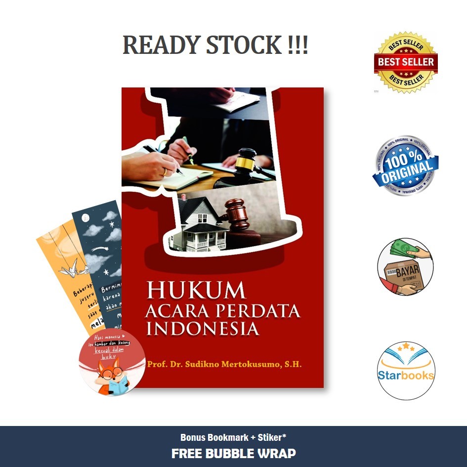 Jual Buku Hukum Acara Perdata Indonesia by Prof.Dr.Sudikno Mertokusumo S.H - Maha Karya Pustaka ...