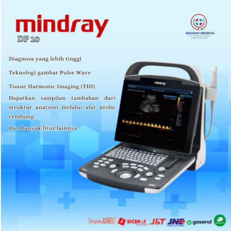 Jual USG Mindray DP 10 Plus Probe Dan Doppler DP10 / DP-10 Ultrasonografi | Shopee Indonesia