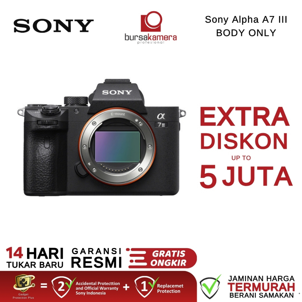 Jual Sony Alpha A7 III / A7III Mirrorless Digital Camera Body Only ...