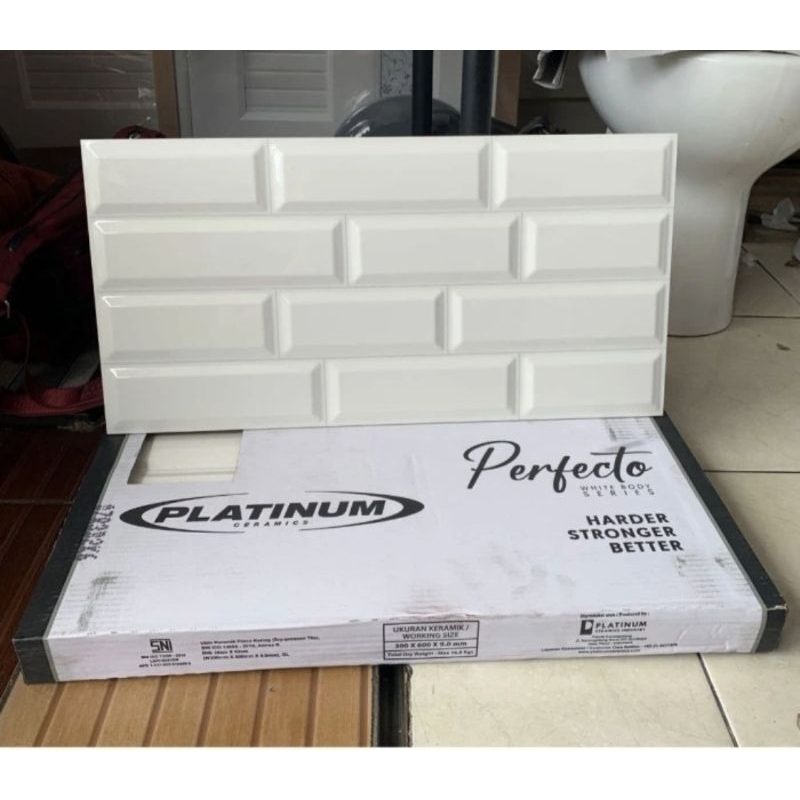 Jual Keramik Dingding Cutting 30x60 Kobe White || Platinum | Shopee ...