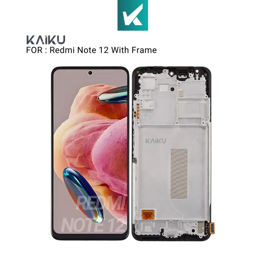 Jual KAIKU Lcd Xiaomi Redmi Note 12 4G with Frame Touchscreen | Shopee ...