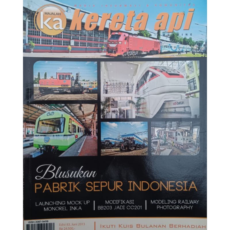 Jual majalah KA - informasi seputar kereta api - ada 1 edisi | Shopee Indonesia