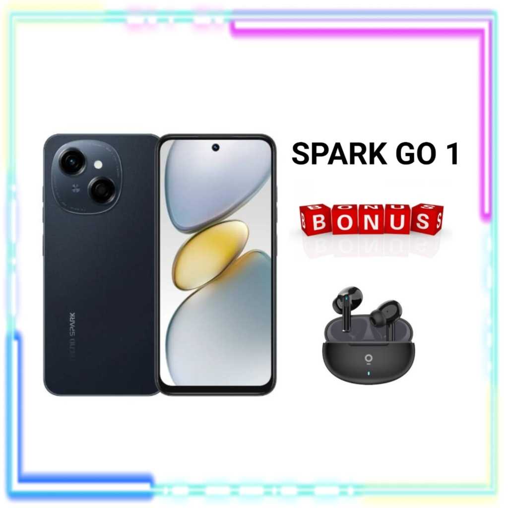 Jual TECNO SPARK GO 1 4/64 & 4/128 NEW GARANSI RESMI | Shopee Indonesia