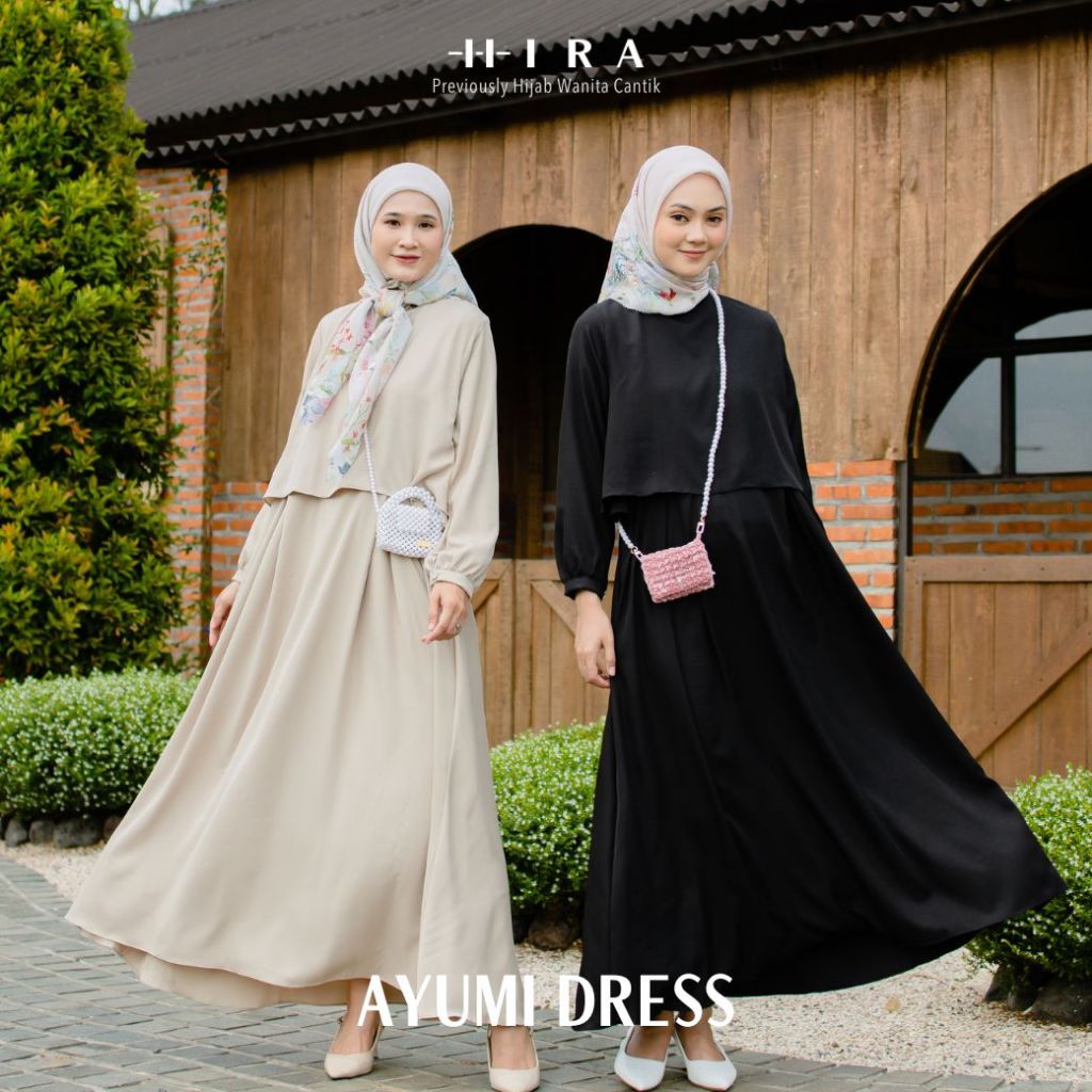 Jual [CLEARANCE SALE] HIRA - Vana Asha Ayumi Dress Pasteline Crepe ...