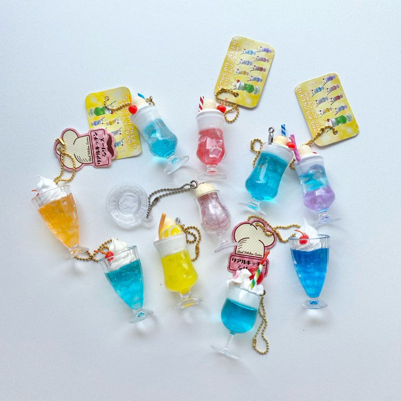 Jual cream soda miniature keychain gacha japanese | trinkets gotochi ...