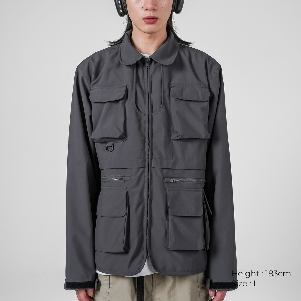 Jual Bodypack x Sasuga Hunter Parka Jacket - Grey | Shopee Indonesia
