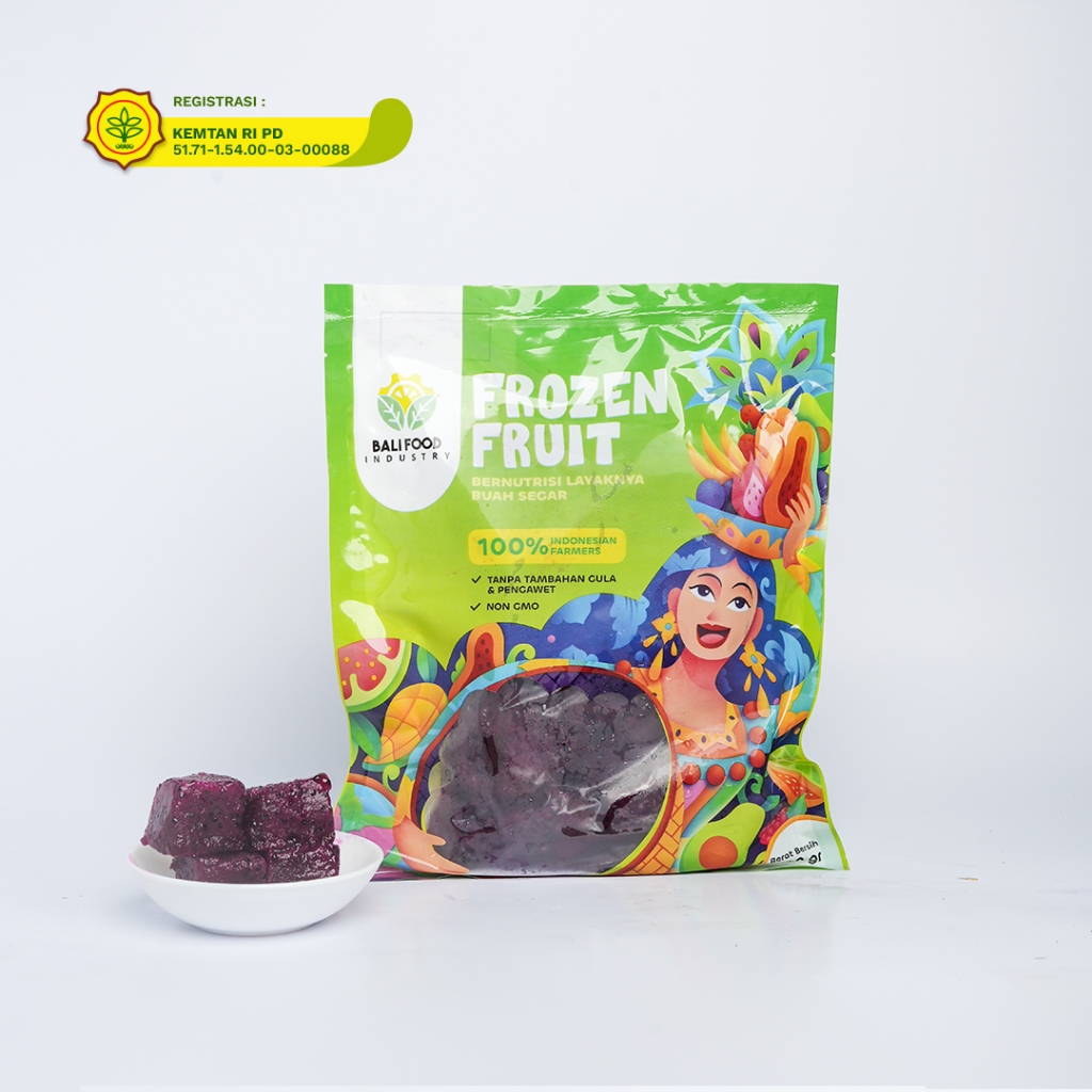Jual Buah Naga Beku / Dragon Fruit Frozen Buah Beku by Bali Food Industry | Shopee Indonesia