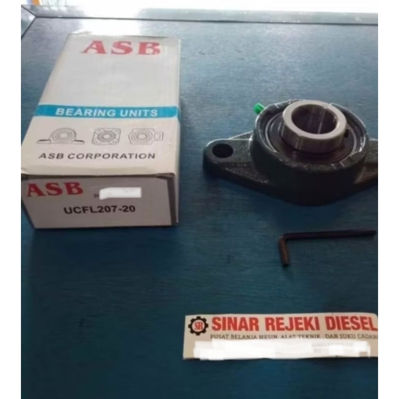 Jual Bearing Pillow Block Laher Laker UCFL 207-20 UCFL 207 - 20 As 31 mm ASB | Shopee Indonesia