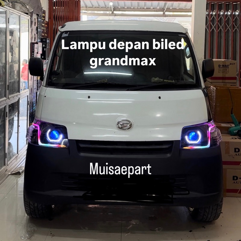 Jual Lampu depan grand max biled aes turbo experience alis RGB matrix ...