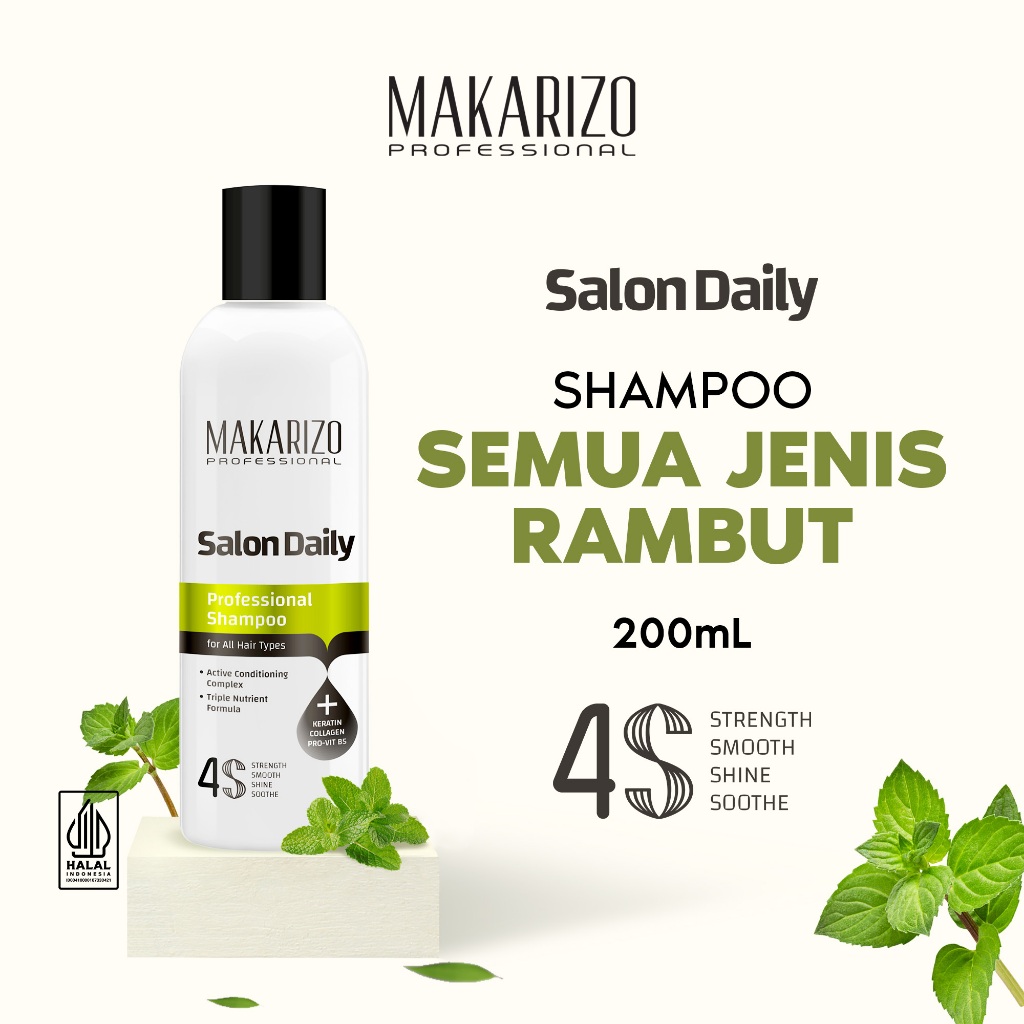 Jual Makarizo Professional Salon Daily Professional Shampoo 200mL ...
