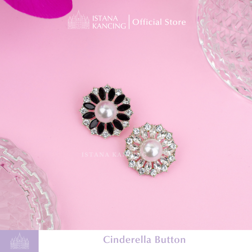 Jual Kancing Model Jamur Cinderella Button Kancing Permata Cantik ...