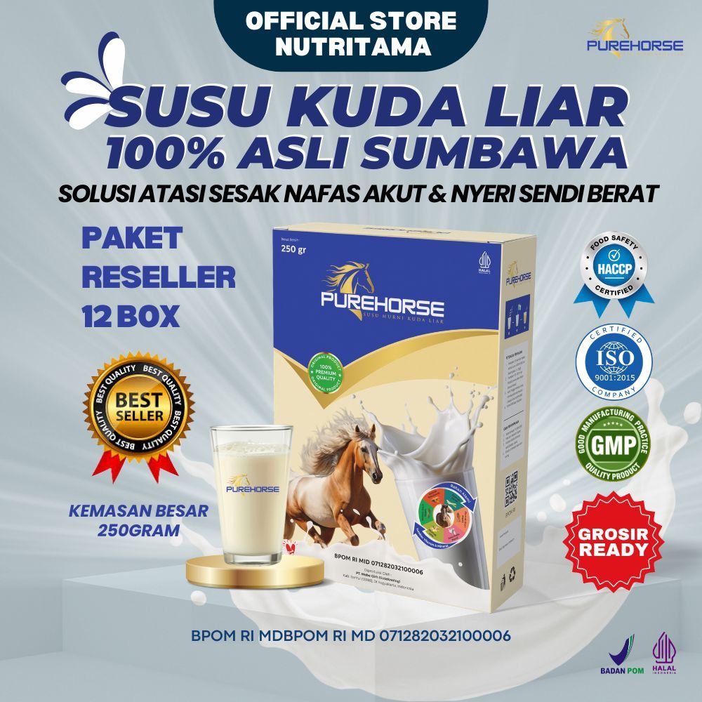 Jual Susu Kuda Pure Horse 100% Original dari Sumbawa Untuk Keluhan ...