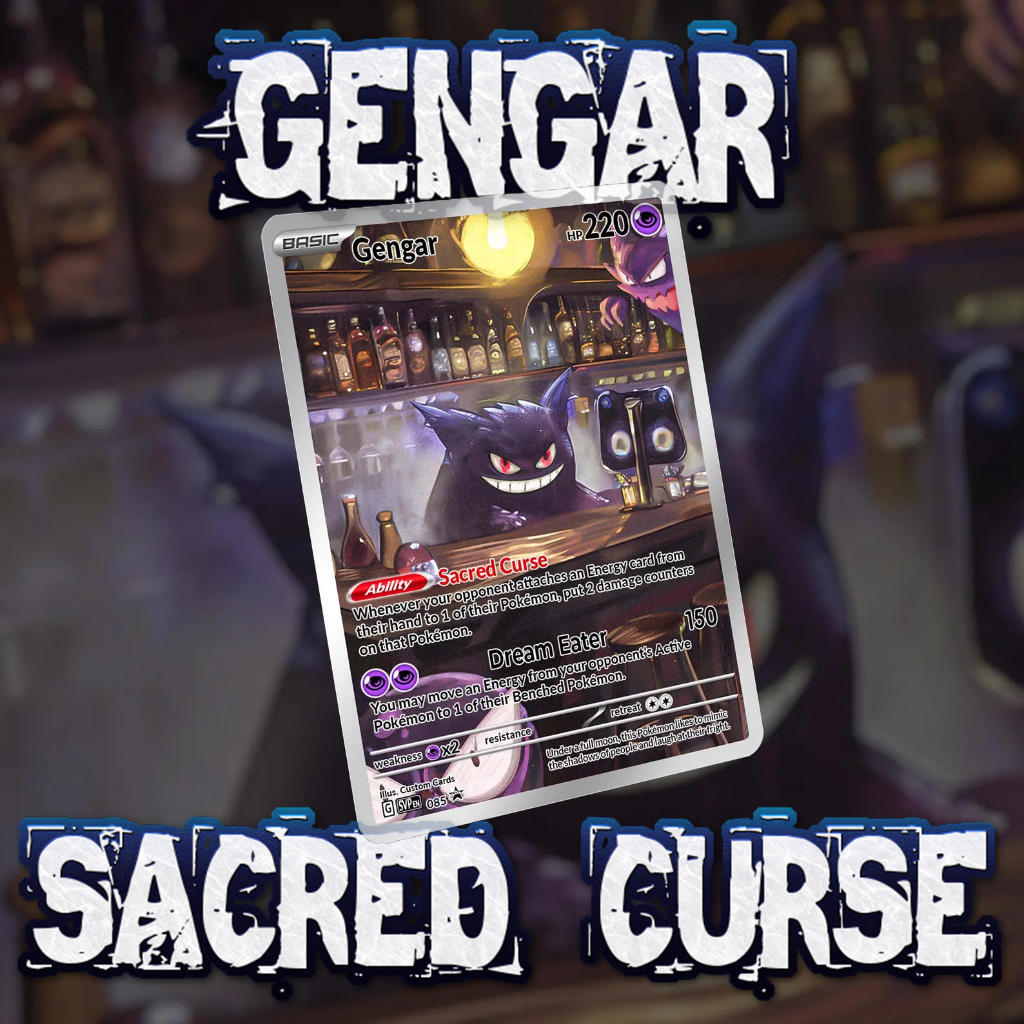 Jual KARTU POKEMON TCG HOLOGRAM ENGLISH VERSION FULL ART - GENGAR ...