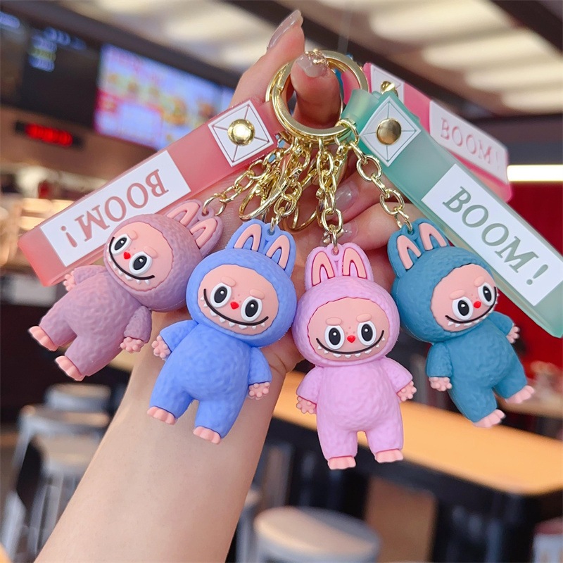 Jual Gantungan Kunci Labubu Jacket Keychain Labubu Boom Hadiah Couple ...