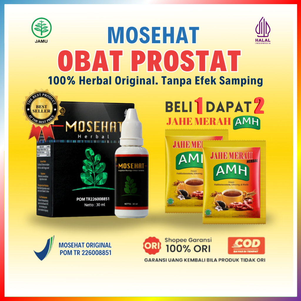 Jual OBAT PROSTAT Paling Ampuh Obat Infeksi Saluran Kemih - Mosehat ...