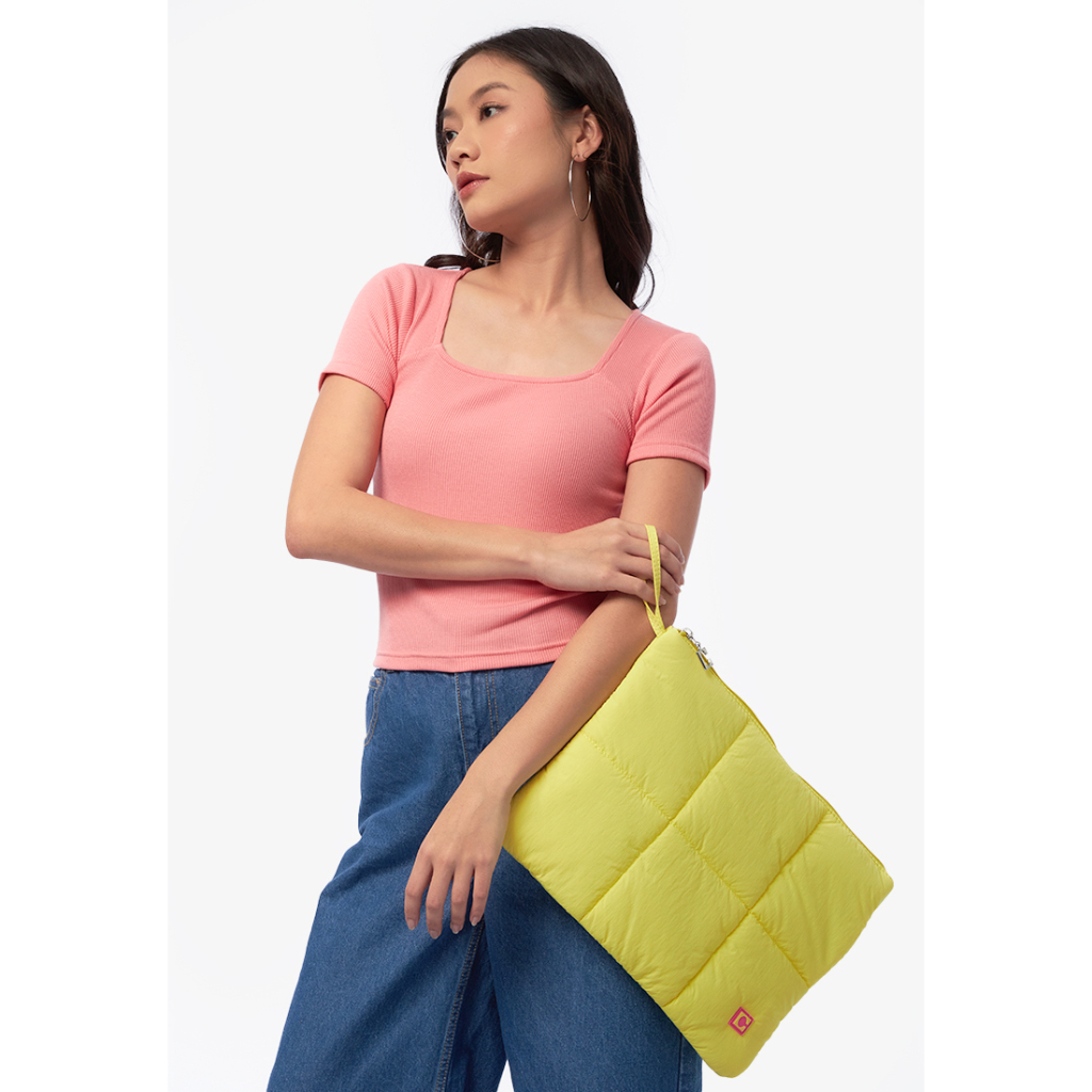 Jual COLORBOX Lime Puffy Laptop Sleeve | Shopee Indonesia