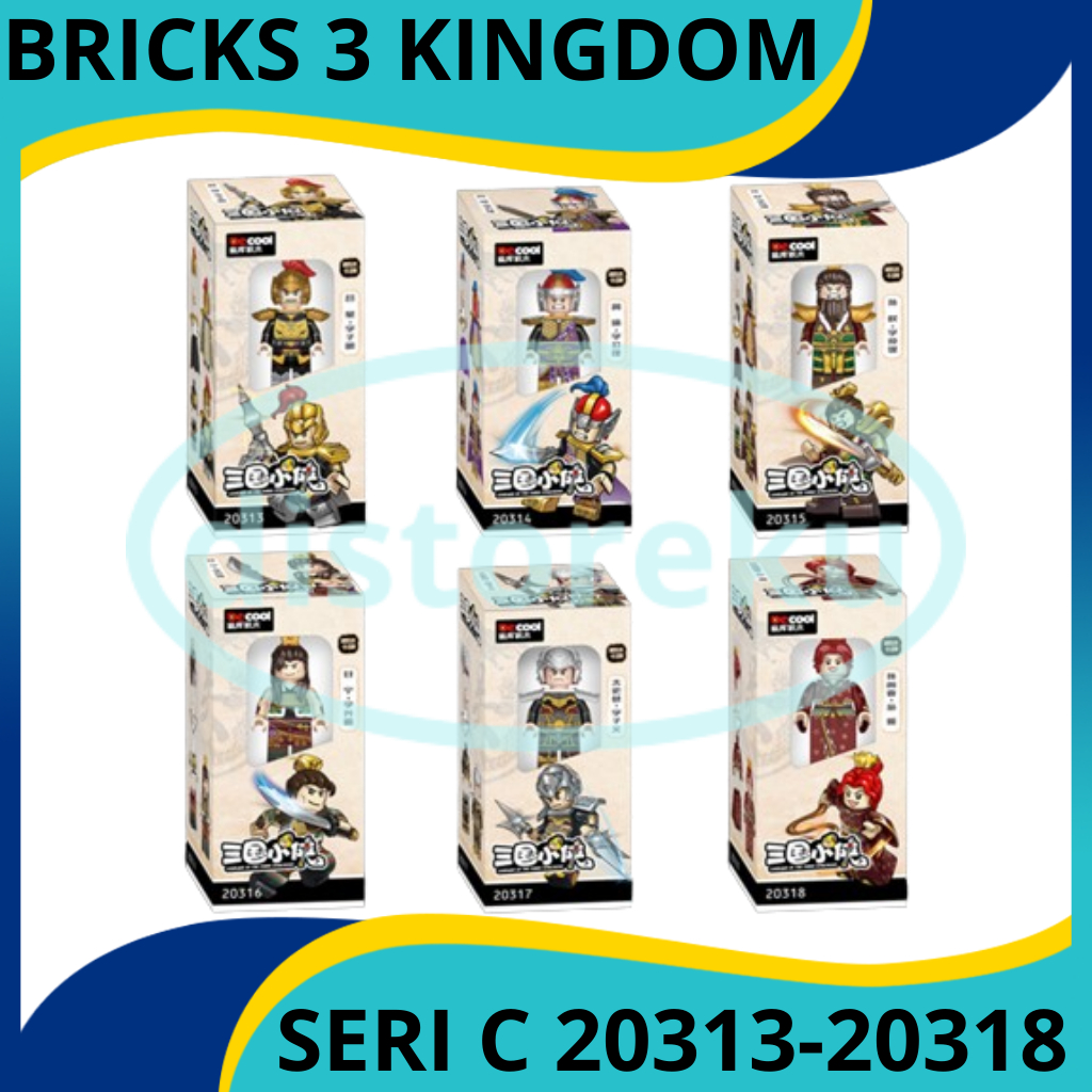 Jual DECOOL BRICK DE COOL BRICKS THREE KINGDOM SAMKOK 3 RAJA LU MENG ...