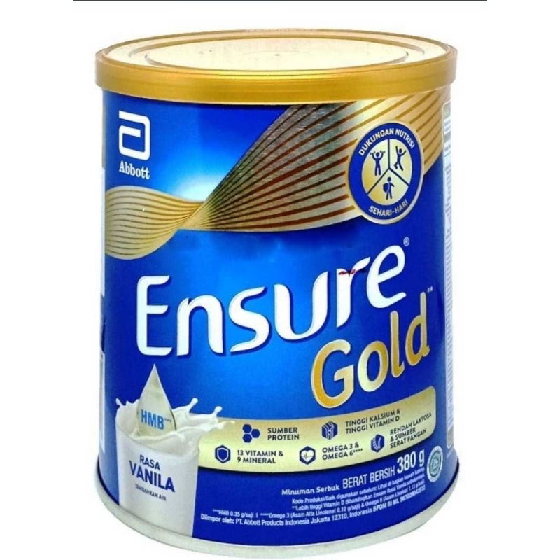 Jual Ensure Gold Vanila 380 gr exp 06/2026 | Shopee Indonesia