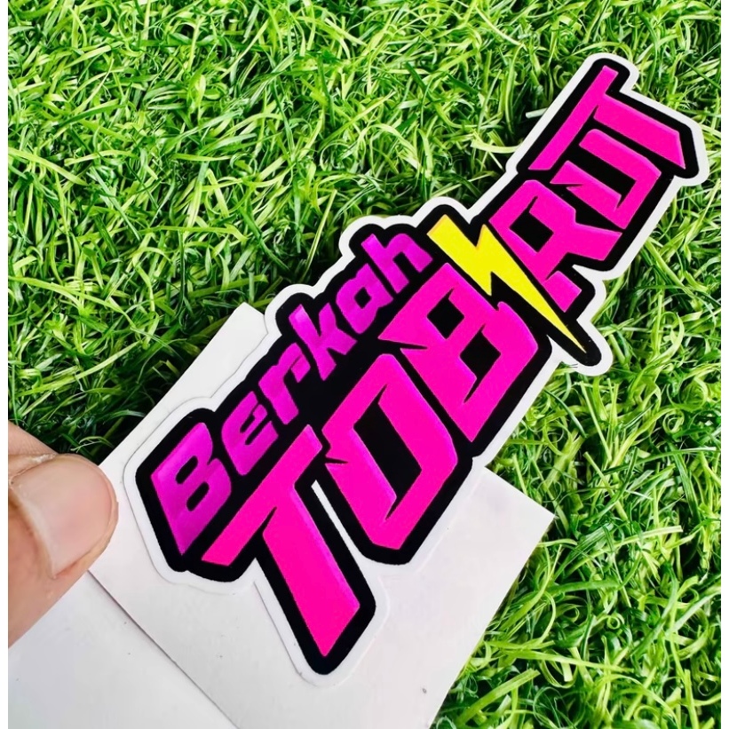 Jual Stiker Sticker Princut "BERKAH TOBRUT" 11 cm x 4 cm: Vinyil Glossy ...