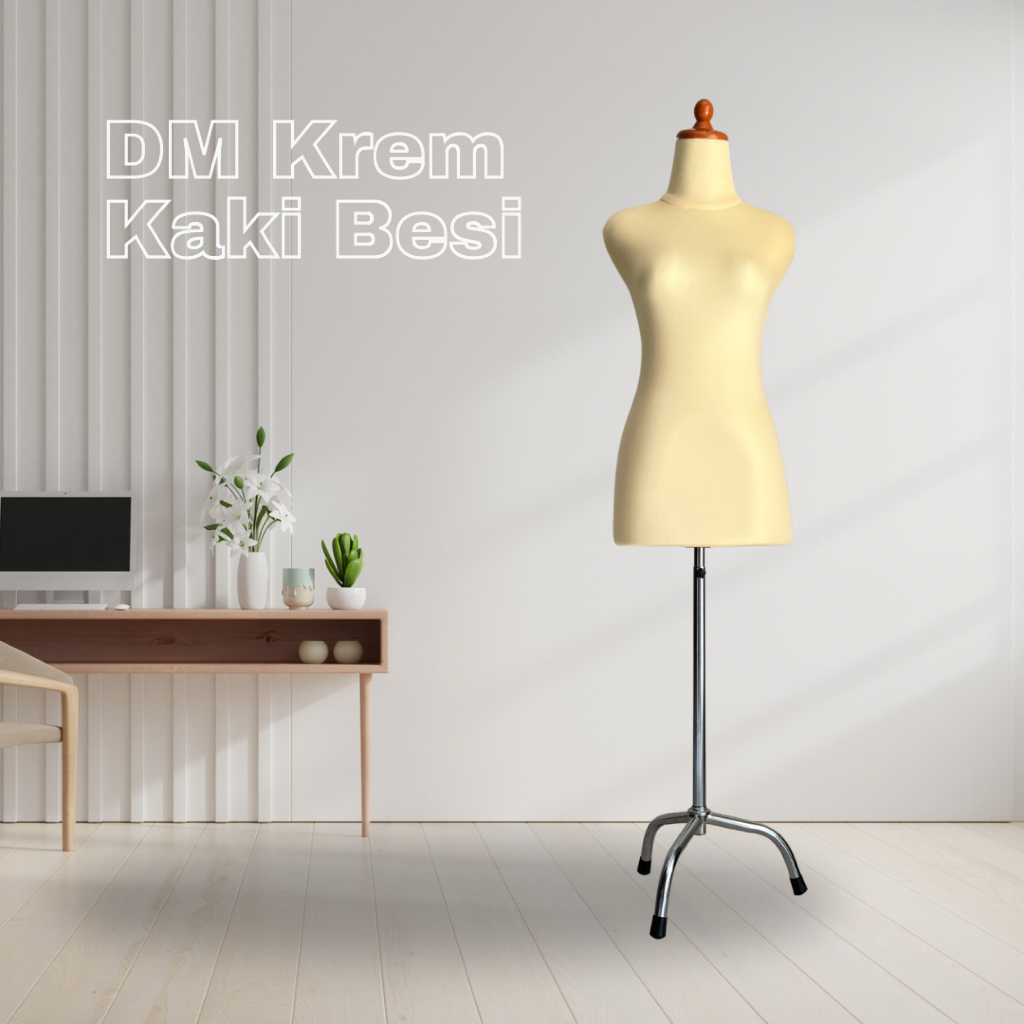 Jual MANEKIN KAIN krem + KAKI BESI | MANEKIN JAHIT | PATUNG BAJU ...