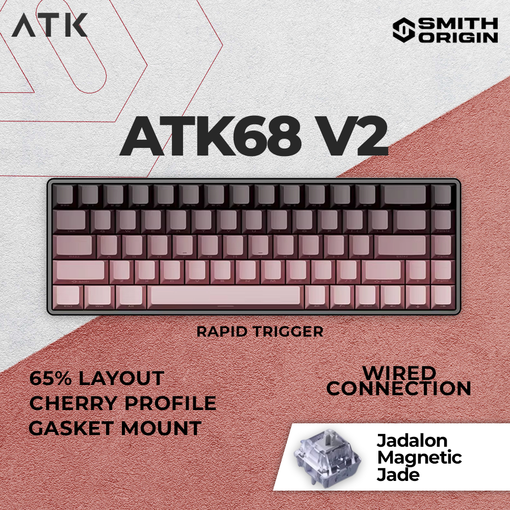 Jual VGN ATK ATK68 V2 SOCD Rapid Trigger Hall Effect Aluminium CNC Gaming Keyboard | Shopee ...